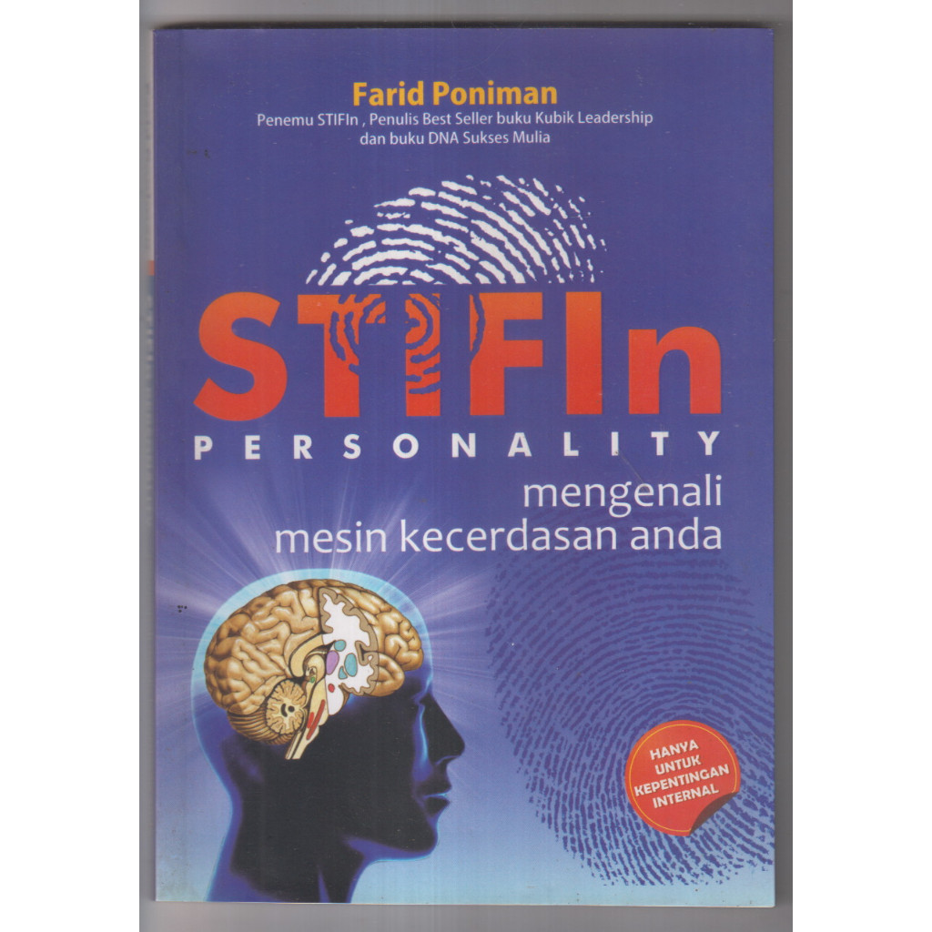 Jual BUKU FARID PONIMAN - STIFIN PERSONALITY MENGENALI MESIN KECERDASAN ANDA | Shopee Indonesia