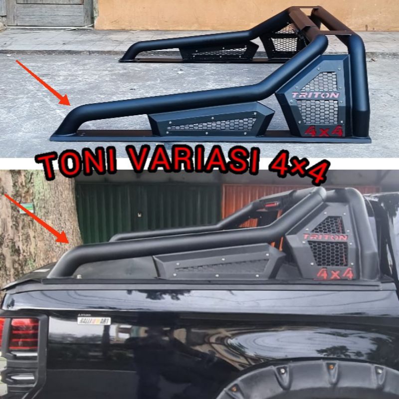 Jual Rollbar Roll Bar Double Cabin Triton 2020-2023 Model ARMOR ...