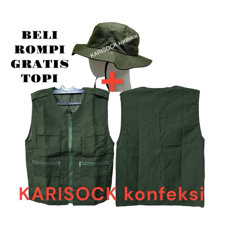 Jual ROMPI TACTICAL KING / ROMPI SEBAGUNA / ROMPI LAPANGAN OUTDOOR PRIA ...