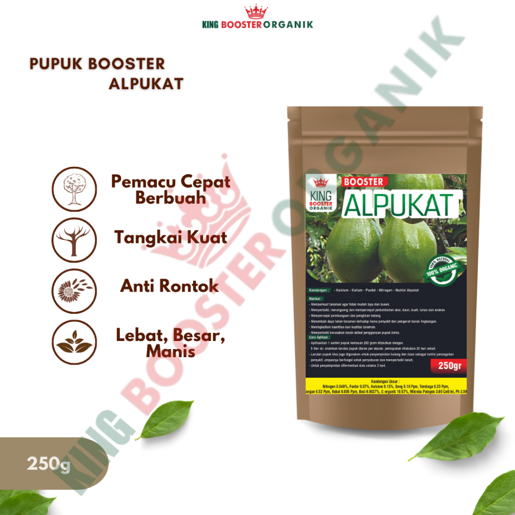 Jual Pupuk Booster Alpukat Organik Agar Cepat Berbuah Lebat Vitamin Perangsang Pembuahan Buah ...