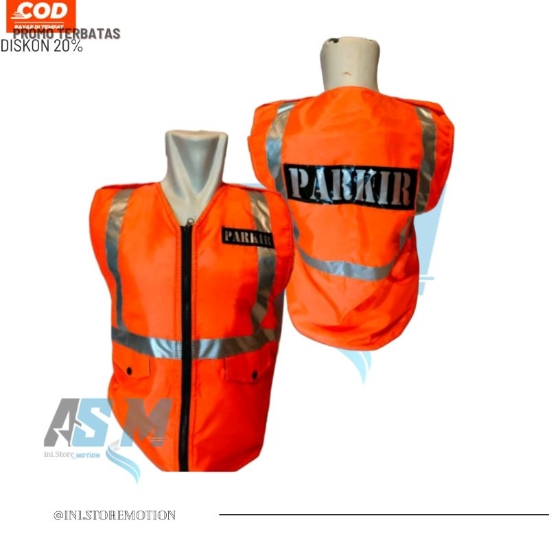 Jual Rompi Oren List Parkir | Shopee Indonesia