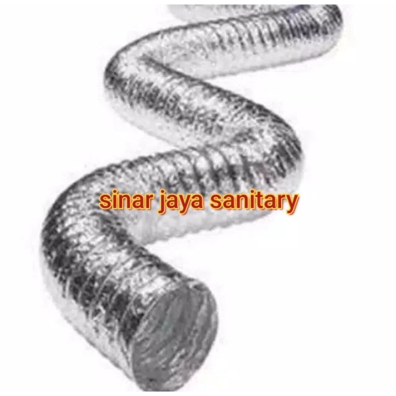 Jual Flexible cerobong aluminium 3inch / cerobong exhaust / Cerobong ...