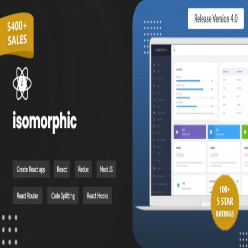 Jual ISOMORPHIC - REACT ADMIN TEMPLATE WITH REDUX | Shopee Indonesia