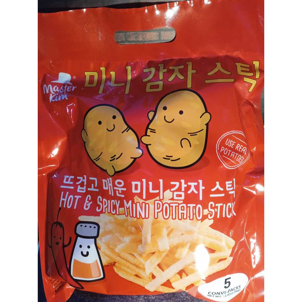 Jual Master Kim potato snack - Salted - Spicy - Honey butter/ potato ...
