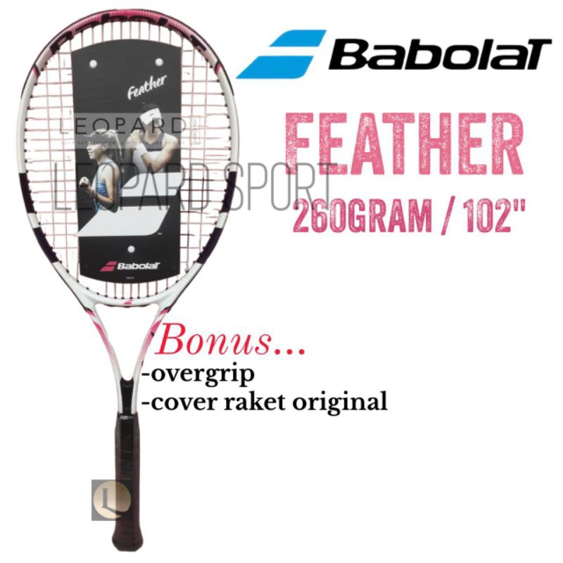 Jual Raket Tenis Babolat Feather 102" 260gr / Tennis Racket | Shopee ...