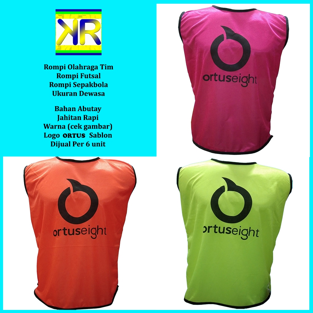 Jual Per 6 Pcs 57rb Rompi Futsal / Rompi Sepakbola / Rompi Latihan ...