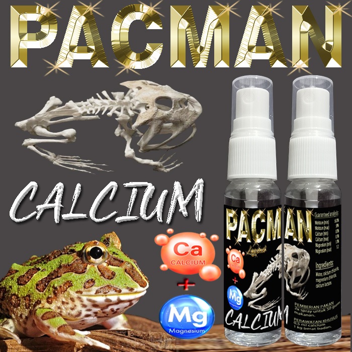Jual PACMAN CALSIUM NON D3 LIQUID CAIR KALSIUM REPTILE PACMAN FROG OBAT ...