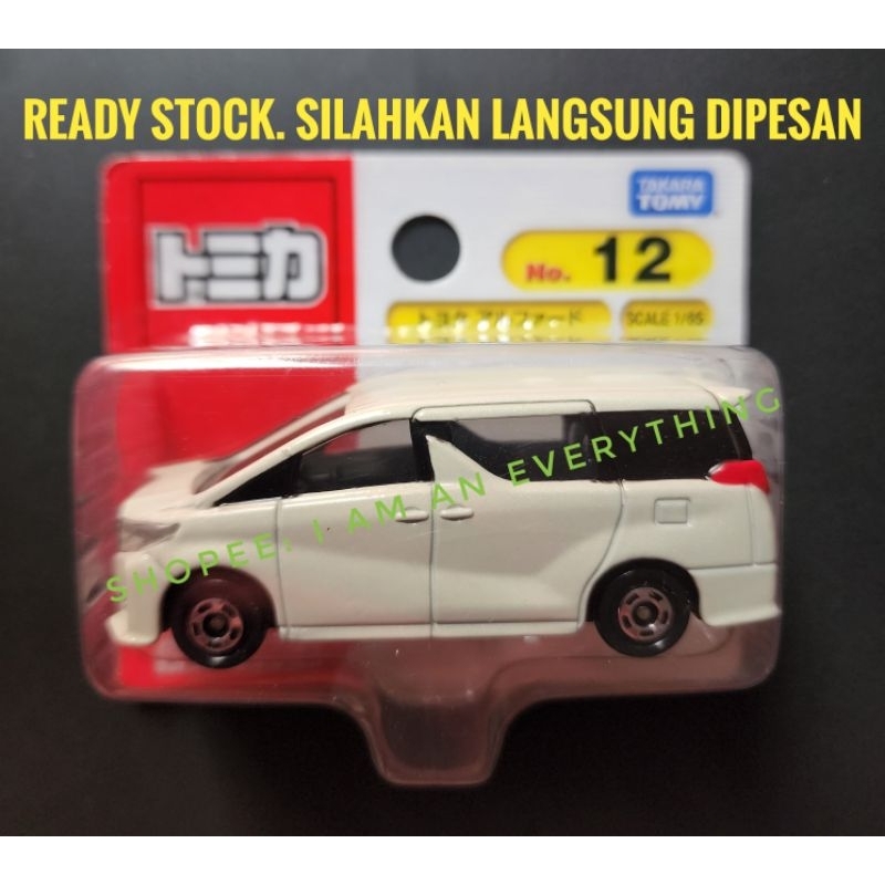 Jual Tomica Toyota Alphard No. 12 Putih White Baru dan original diecast | Shopee Indonesia