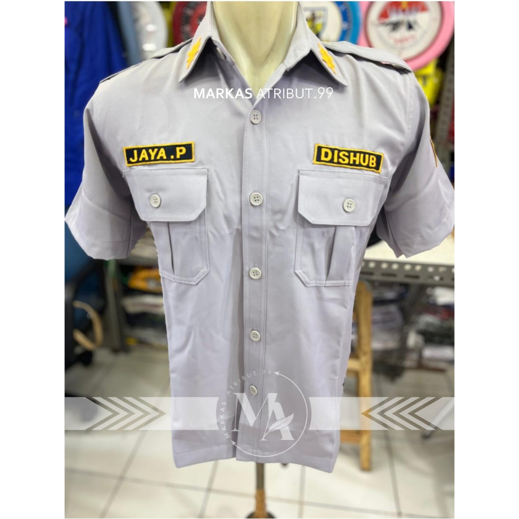 Jual BAJU DISHUB / KEMEJA DINAS PERHUBUNGAN / SERAGAM DISHUB | Shopee ...