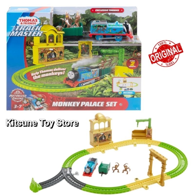 Jual Thomas & Friends Track Master Motorized Engine Monkey Palace Set ...