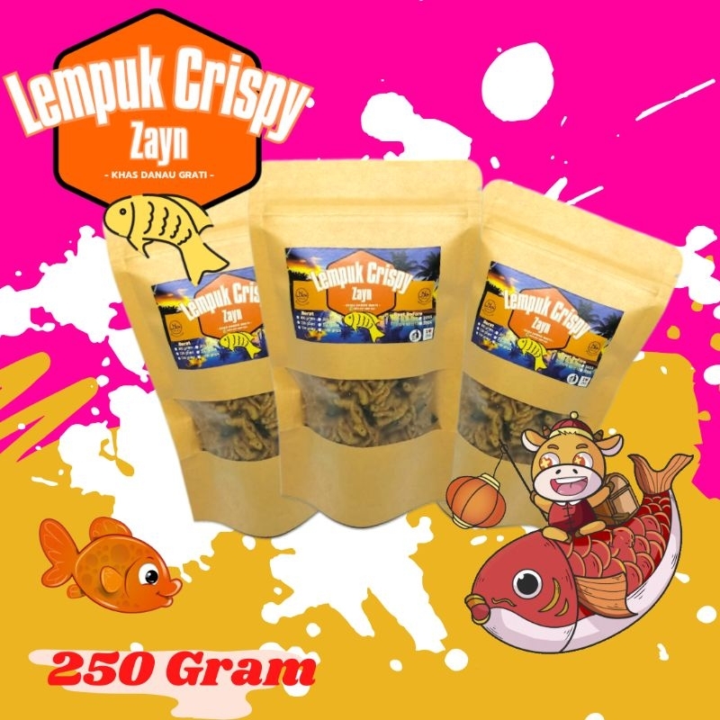 Jual LEMPUK CRISPY 250 GRAM IKAN KHAS DANAU RANU GRATI - PASURUAN ...