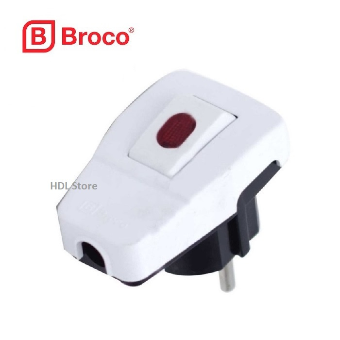 Jual Broco Steker / Colokan Listrik Arde + Saklar Lampu Switch On / Off ...