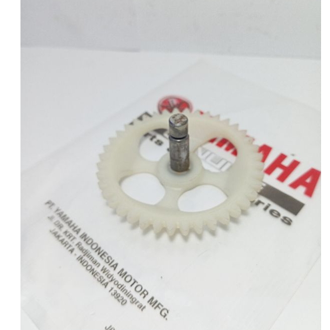 Jual Gear gigi pompa oli Yamaha Areox lexi gear pompa oli Aerox 155 original B65 | Shopee Indonesia