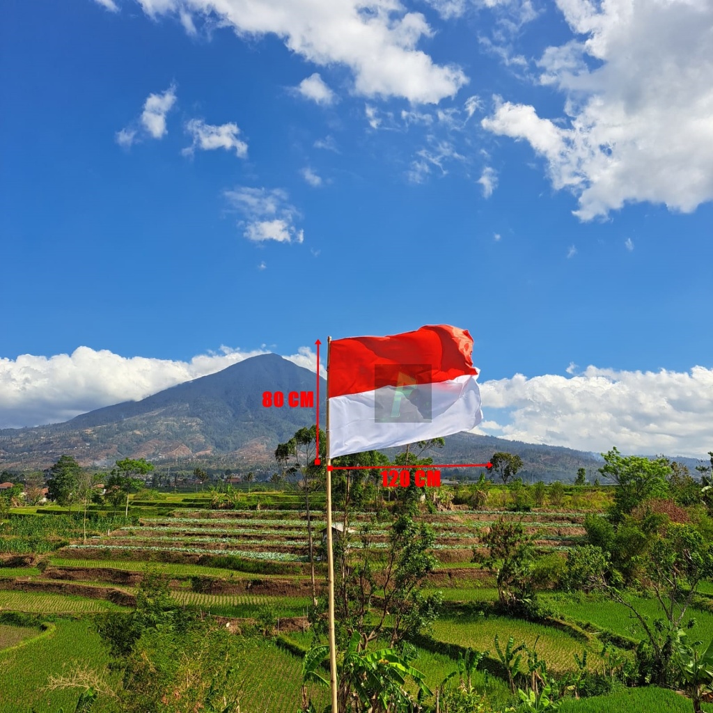 Jual BENDERA INDONESIA MERAH PUTIH 120 CM x 80 CM MURAH | Shopee Indonesia