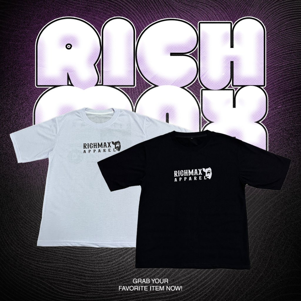Jual KAOS DISTRO PRIA OVERSIZED RICHMAX APPAREL LIVE N LOUD TOPENG OVER ...