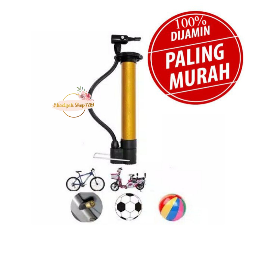 Jual K749 POMPA BAN MINI PORTABLE POMPA SEPEDA / POMPA HIDROLIS MULTI ...