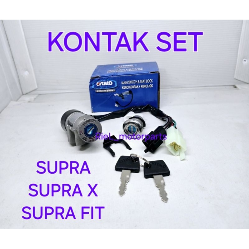 Jual Kontak Set (KTC) SUPRA / SUPRA FIT / SUPRA X kunci key set KITACO ...