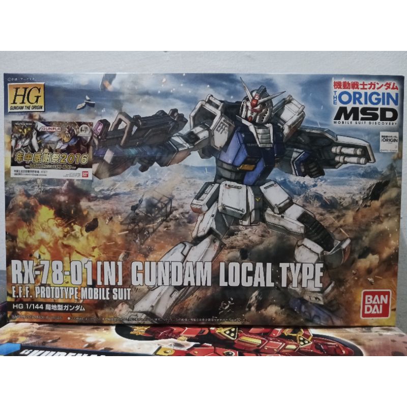 Jual HG Gundam The Origin RX-78-01 [N] Gundam Local Type 1/144 Bandai ...