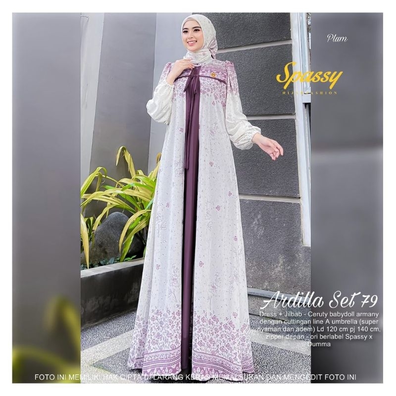 Jual (READY)ARDILA SET ZAHRA 2 SET ZAHRA 5 SET.GAMIS SET JILBAB SEGI 4 ...