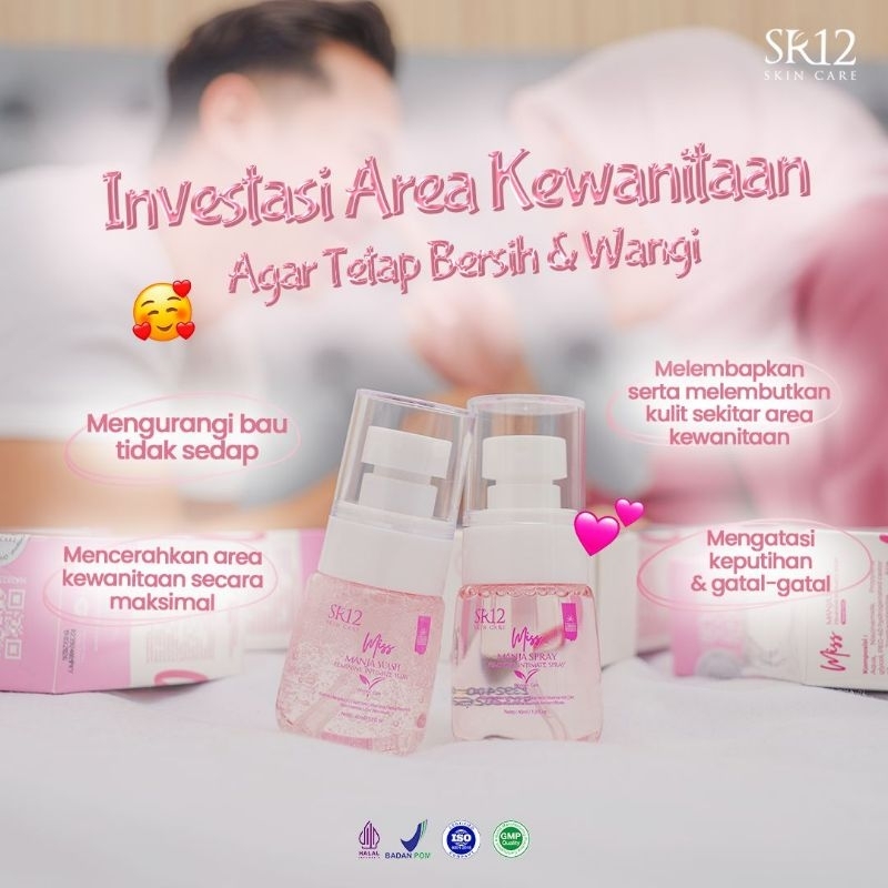 Jual Miss Manja SR12 Halal BPOM Women Care Wash Feminine Spray Menjepit ...
