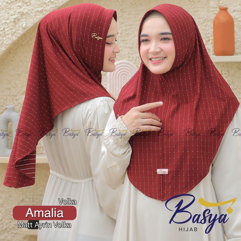 Jual ** Basya Hijab ** Bergo Amalia Volka Original Brand Basya Hijab ...