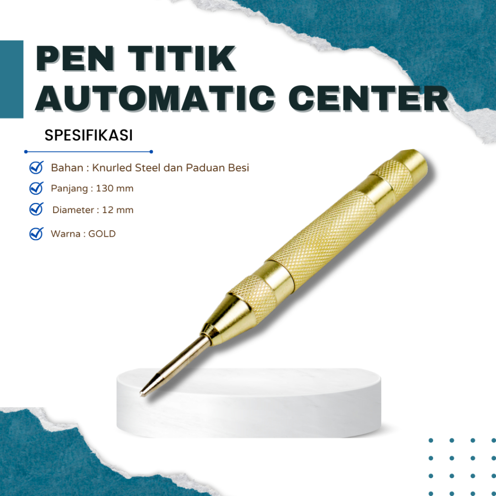 Jual Pen Penanda Titik Bor Otomatis Alat Penitik Lubang Mata Bor ...