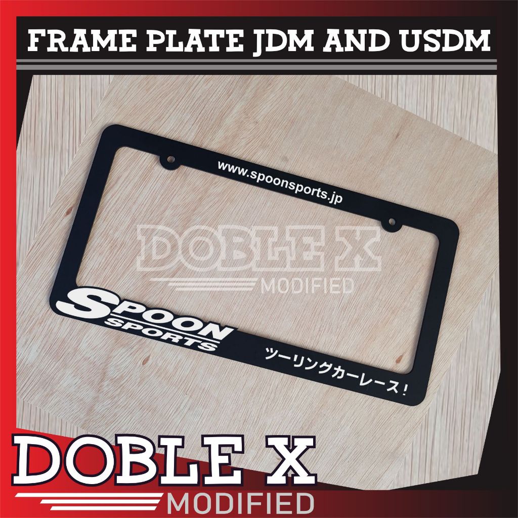 Jual FRAME LICENSE PLAT CUSTOME JDM FUN HONDA SPOON SPORTS | Shopee ...