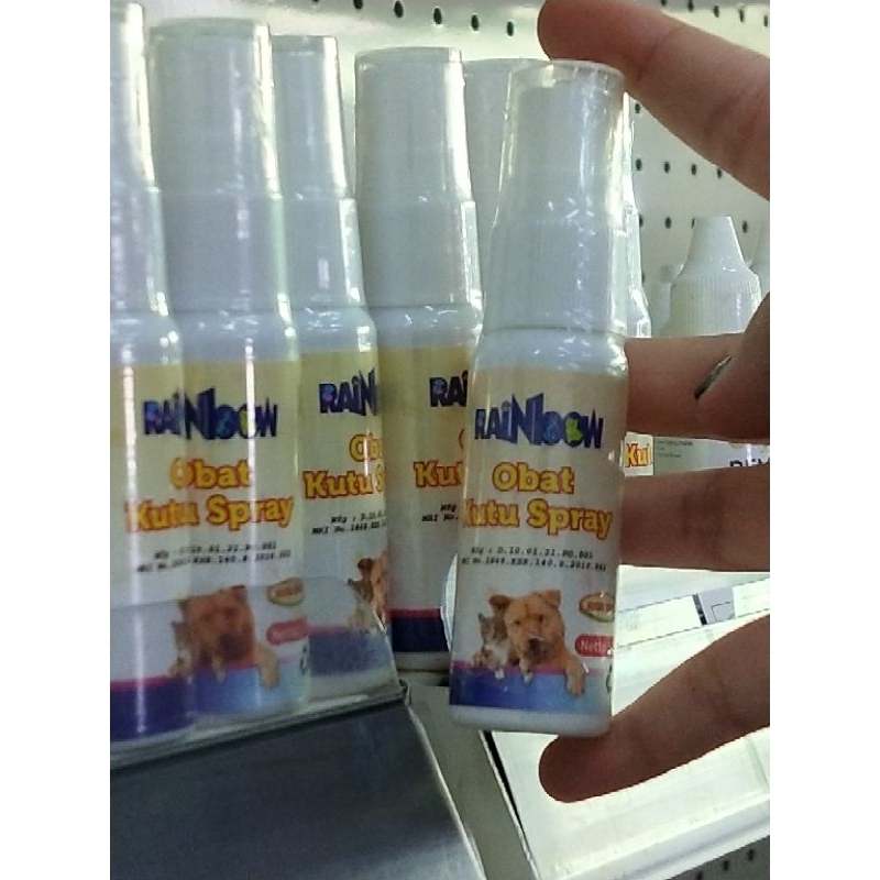 Jual RAINBOW SPRAY KUTU DOG AND CAT 20ML | Shopee Indonesia