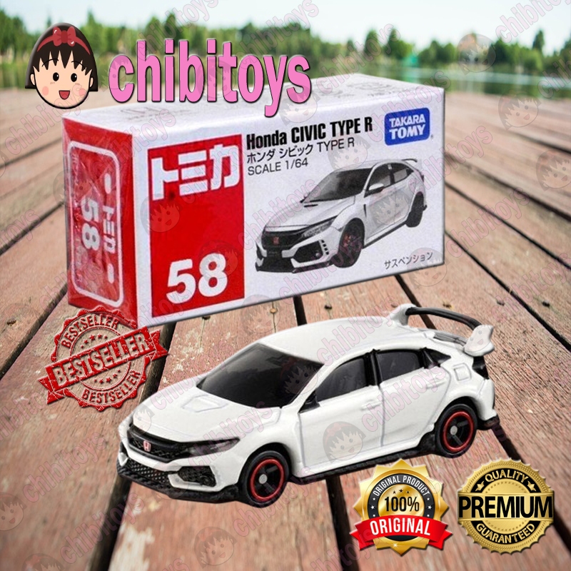 Jual TOMICA HONDA CIVIC TYPE R FK8 PUTIH #58 - EF NOVA JDM ESTILLO ...