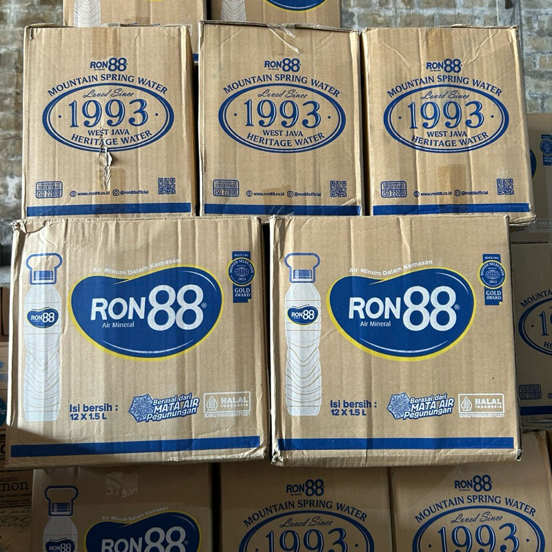 Jual ron 88 1.500ml 1 dus isi 12 botol | Shopee Indonesia