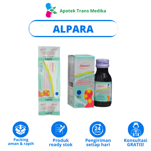 Jual Alpara meringankan gejala flu, demam,sakit kepala,hidung tersumbat ...