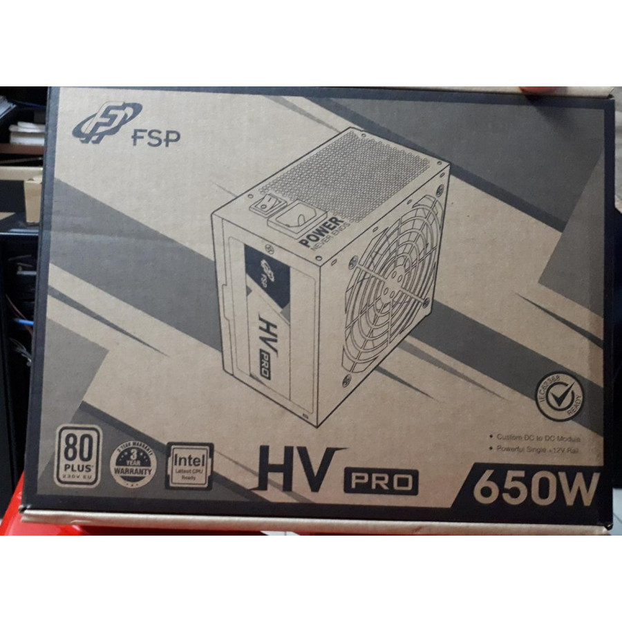 Jual Power Supply FSP HV PRO 650 Watt PSU 80+ | Shopee Indonesia