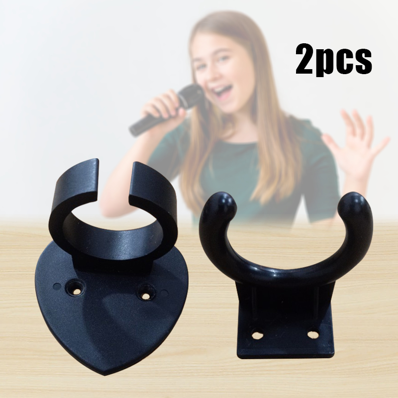Jual 2pcs Holder Hanger Mic Wall Mount / Gantungan Microphone / Hook ...