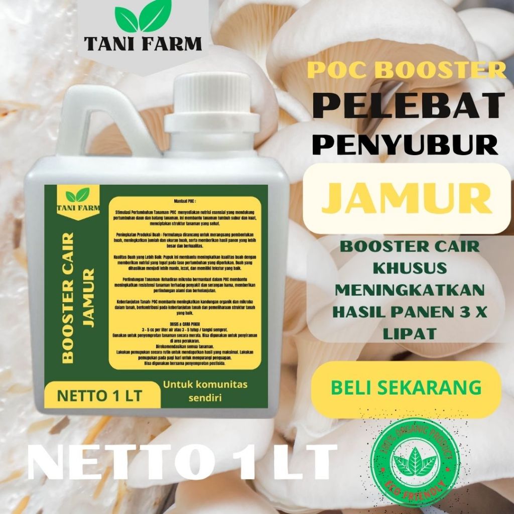 Jual Pupuk Booster JAMUR Pupuk Cair JAMUR Pupuk Semprot Untuk Tanaman dan JAMUR Pupuk Ajaib ...