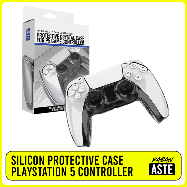 Jual Case Cover Stick PS5 Crystal Clear Hard Case Mika Skin Transparan ...