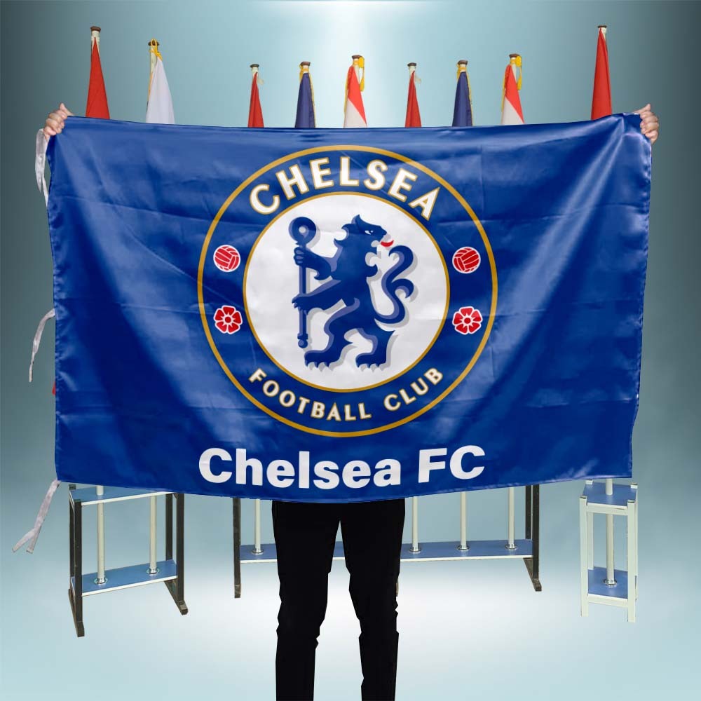 Jual Bendera Chelsea FC Football Club Poster Kain Pajangan dinding ...