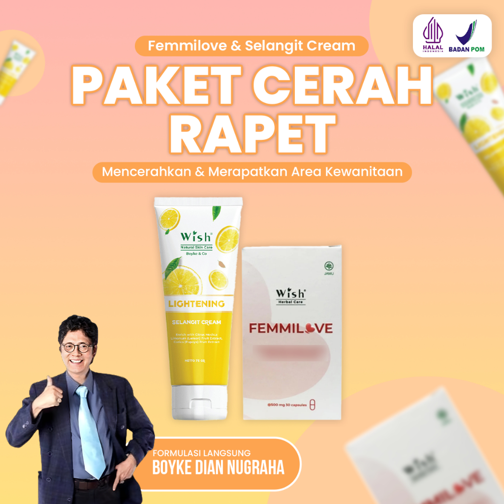 Jual PAKET CERAH RAPET Dr Boyke Perapat Miss V Femmilove Lightening Selangit Cream | Shopee ...