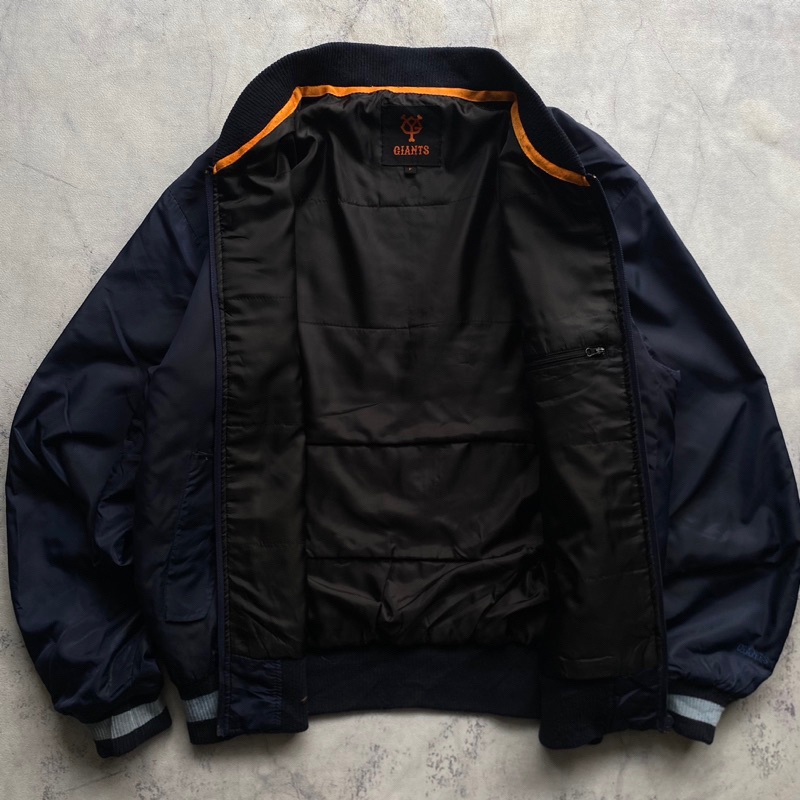 Jual Varsity Jacket Giants (navy on navy) | Shopee Indonesia