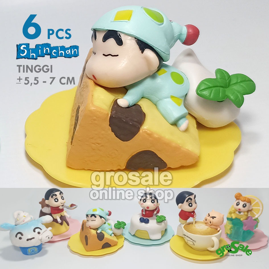 Jual Crayon Shinchan Figure Cake Coffee Shinnosuke Crayon Shin-chan ...