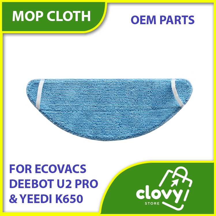Jual Mop Cloth Dengan Tali YEEDI K650 & Ecovacs DEEBOT U2 PRO | Shopee ...