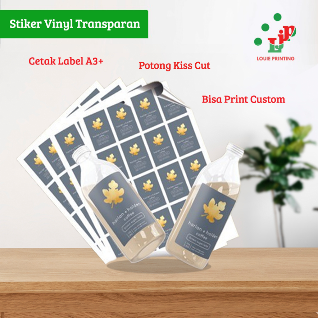 Jual Louie Printing Cetak Stiker Vinyl Glossy/Doff/Transparan + Kisscut ...
