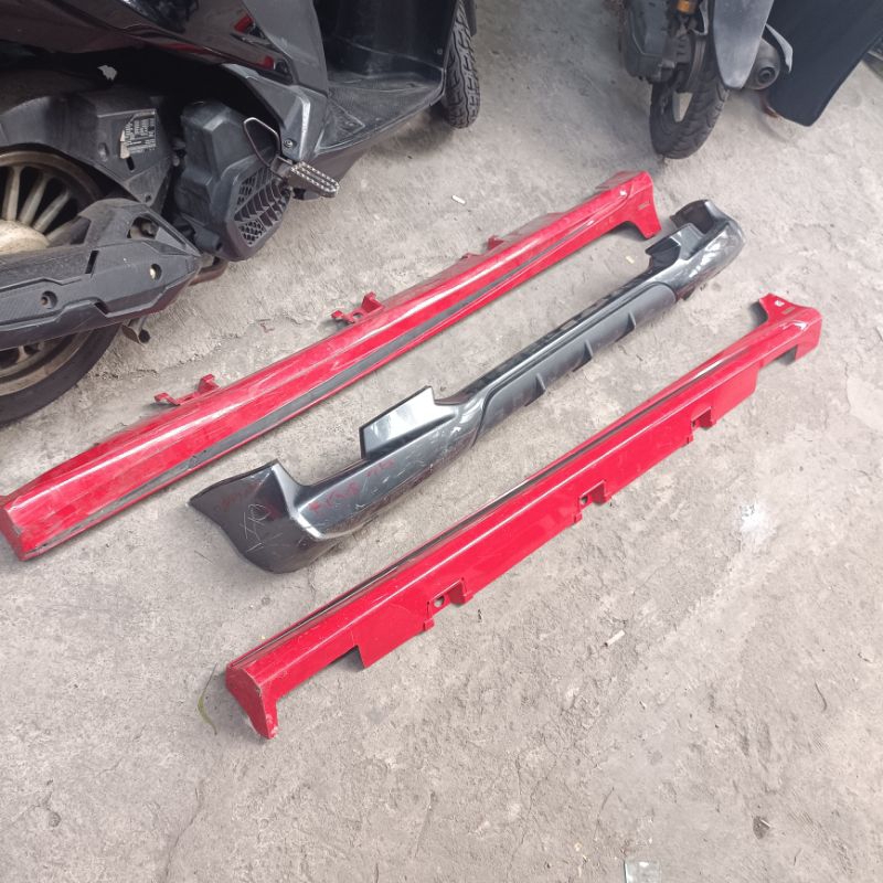 Jual lisplang kiri kanan dan bodykit belakang agya 2018 sampai 2021 ...