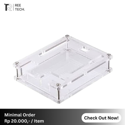 Jual Reetech Product Casing Arduino UNO R3 Acrylic Box Akrilik Cover ...