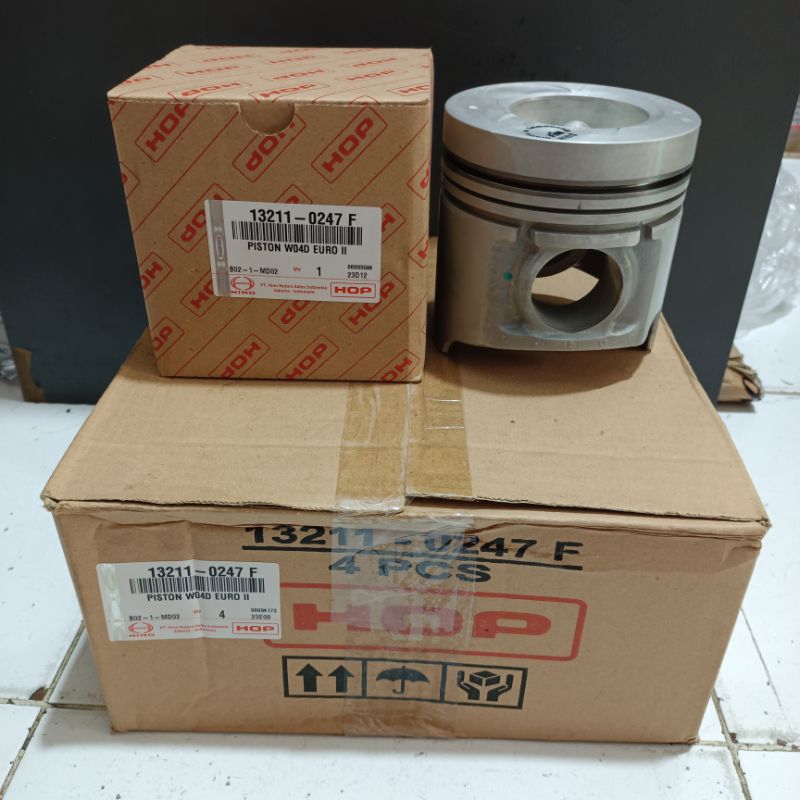Jual SEHER ASSY ENGINE W04D 13211-0247F PISTON ONLY HINO DUTRO 130 ASLI GENUINE PART | Shopee ...