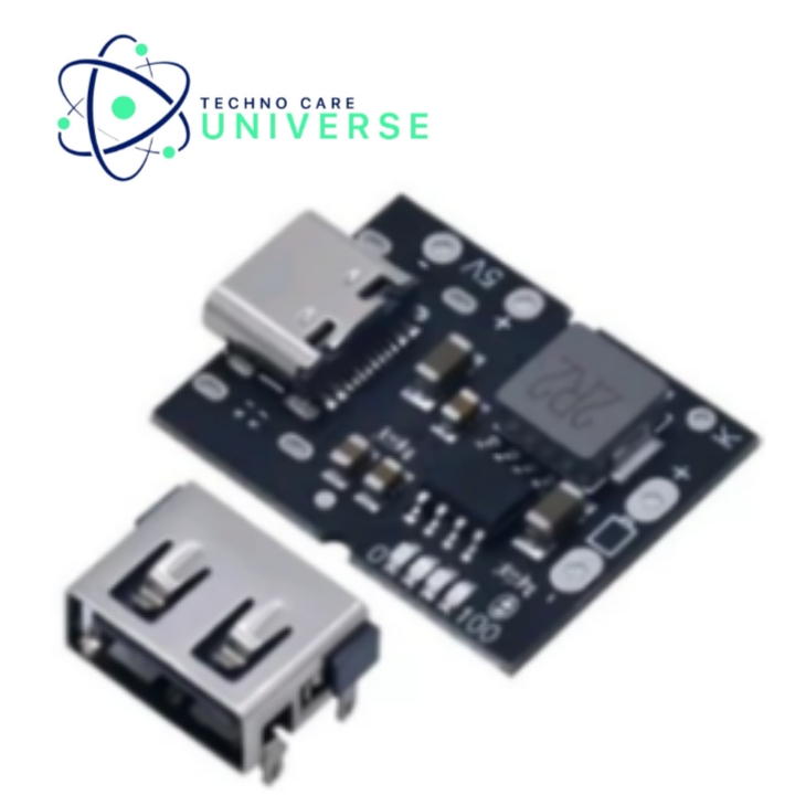 Jual Modul Power Bank 5V 2A USB Type C PCB Hitam | Shopee Indonesia