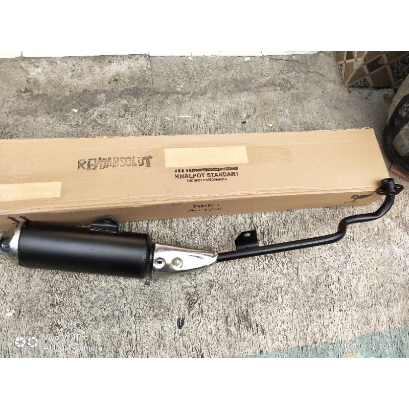 Jual knalpot standard original honda blade absolut revo fit 110 cc 2008 ...