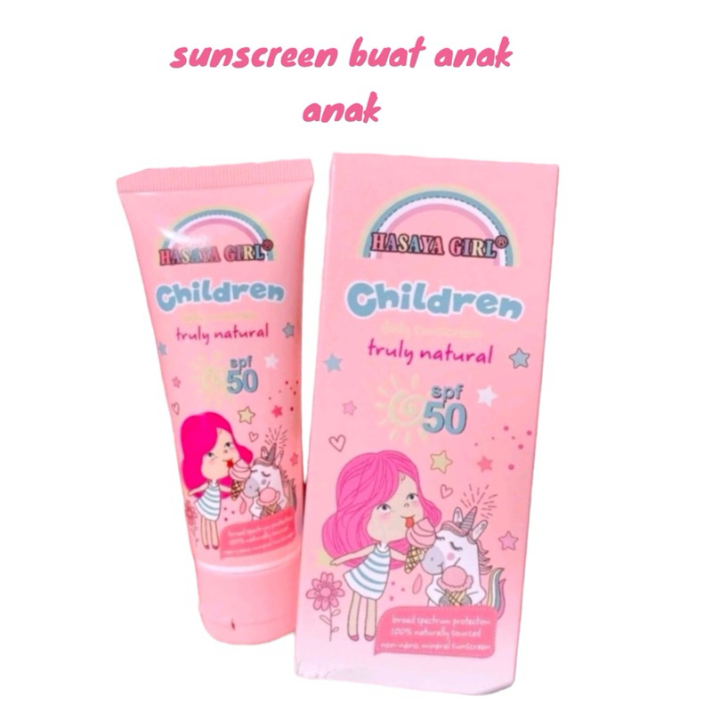 Jual hasaya sunscreen untuk anak spf 50 | Shopee Indonesia