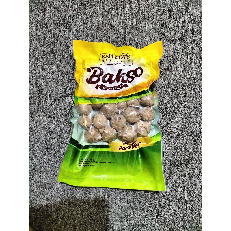 Jual Bakso Sapi Raja Bugis 500gr | Shopee Indonesia