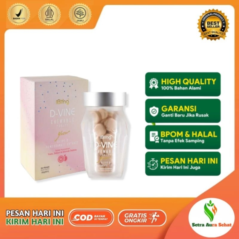 Jual DVINE Permen Collagen Original Ecer 20 Pil D Vine Suplemen Pemutih ...