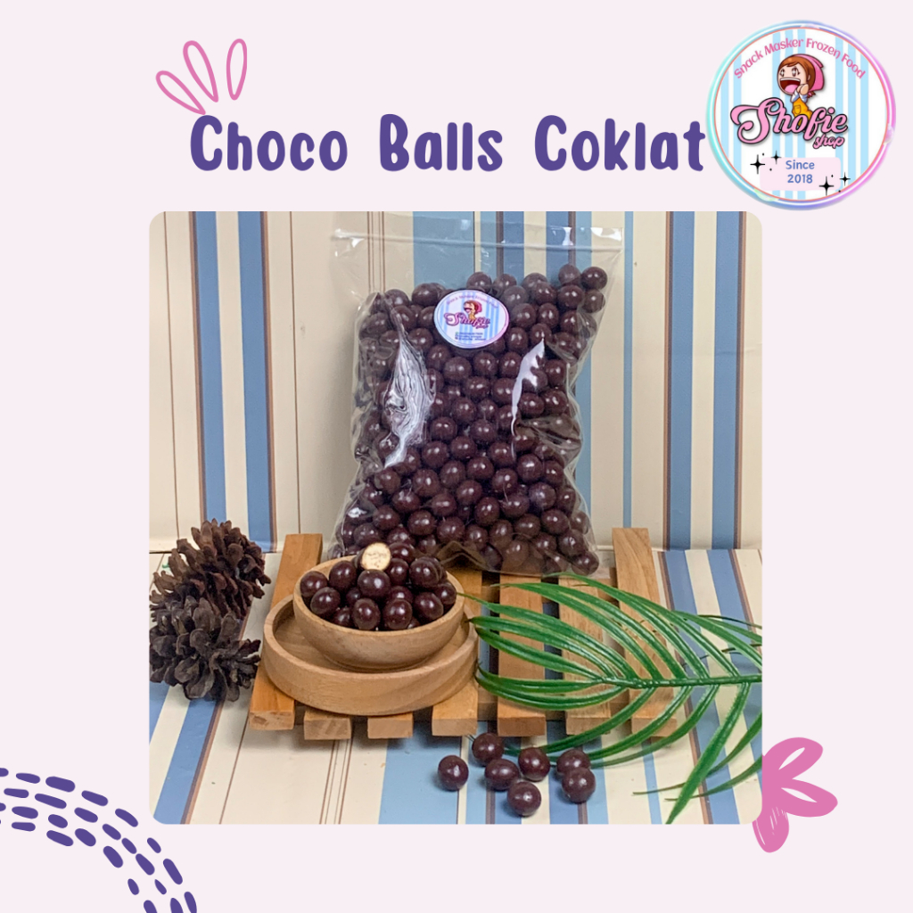 Jual Biskuit Choco Ball Cokelat / Chocolate Balls 250 gram | Shopee ...